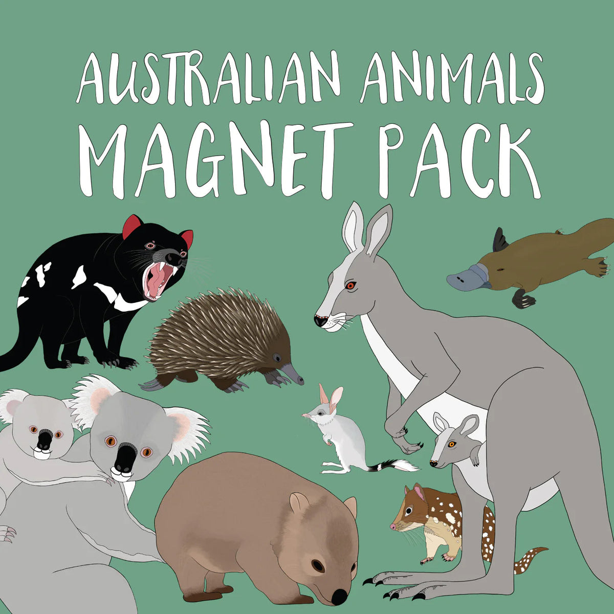 Australian Animals Magnet Pack | Babylon Boutique